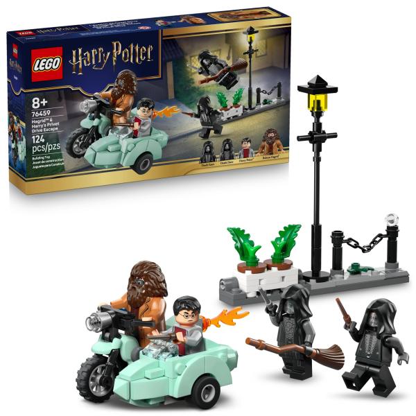 ・MOTORCYCLE TOY FOR KIDS - Recreate Hagrid ＆ Harry's Privet Drive Escape (76459) from the Death Eaters with this LEGO Ha...