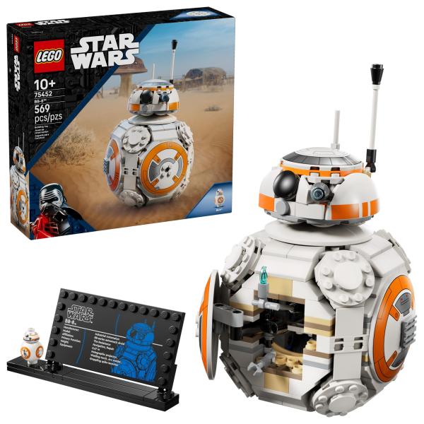 ・BUILD AN ADORABLE DROID - Kids construct an authentic BB-8 Astromech Droid with the LEGO Star Wars BB-8 (75452) buildin...