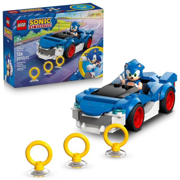 ・HIT THE GROUND RUNNING - Kids speed into action with the LEGO Sonic the Hedgehog Sonic: Speedster Lightning (77117) bui...