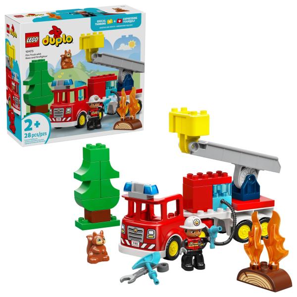・BE A HOMETOWN HERO - Spark imagination as little ones invent exciting firefighting rescue stories with the LEGO DUPLO T...