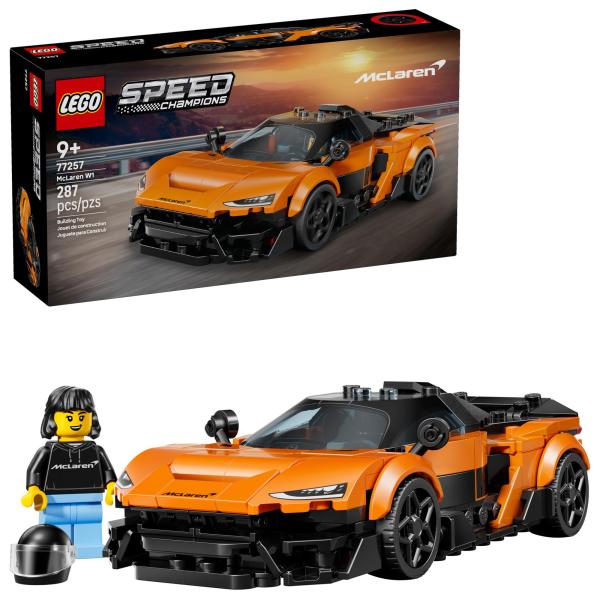・BUILD A RACING LEGEND - Experience the thrill of the track with LEGO Speed Champions McLaren W1 - The Real Supercar (77...