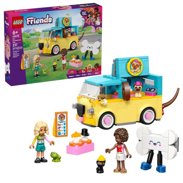 ・BUILDING TOY FOR KIDS - The LEGO Friends Pet Accessories Van (42678) building toy for girls and boys ages 6 years old a...