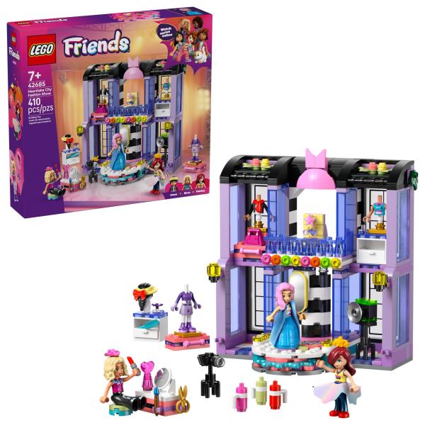 ・PRETEND PLAY TOY FOR KIDS - The LEGO Friends Heartlake City Fashion Show (42685) building toy for girls and boys ages 7...
