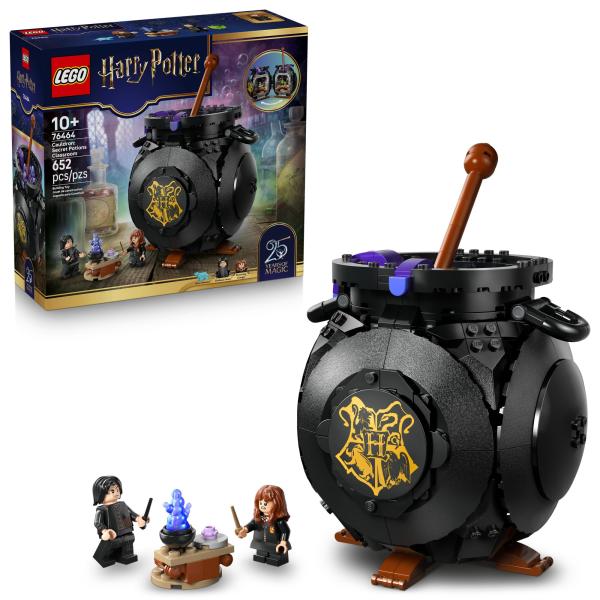 ・HARRY POTTER TOY FOR KIDS - LEGO Harry Potter Magic Cauldron with Potions Classroom (76464) building toy for boys and g...