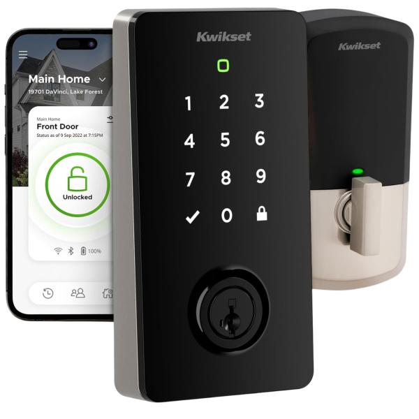 ・CONTROL AND MONITOR FROM ANYWHERE: Remotely lock and unlock, share guest access and ensure your door is secure using Wi...