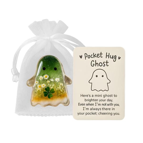 ・1. Adorable Pocket Hug Ghost: Small and cute ghost design fits in your pocket or palm, offering a comforting reminder o...