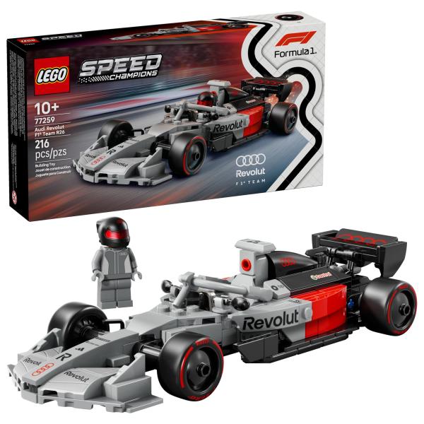 ・BUILDABLE LEGO F1 CAR - Kids can bring racing dreams to life with the LEGO Speed Champions Audi Revolut F1 Team R26 Rac...