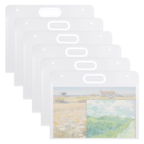 ・? Superior 6-Pack Value for Total Organization: Stop buying folders one by one. Our generous set of 6 art portfolio cas...