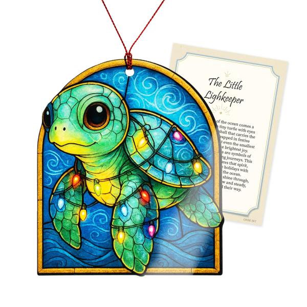 ・? Premium Acrylic Elegance - Crafted to Endure and Dazzle: Made from high-grade crystal-clear acrylic, this ornament of...