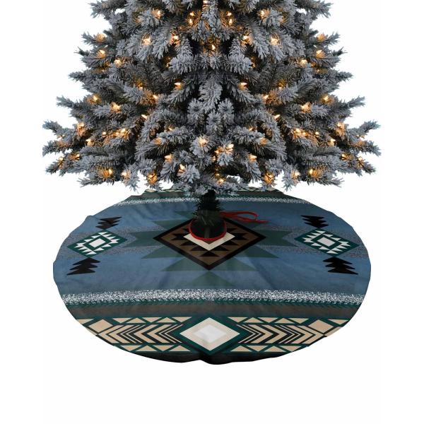 ・PREMIUM MATERIAL: This Christmas tree skirt is made of high-quality polyester, the surface of the Christmas tree skirt ...