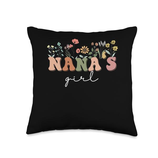 ・Perfect Nana and baby matching outfits. Great wildflower nana's girl tee for grandma and Toddler Girls. Makes a great t...