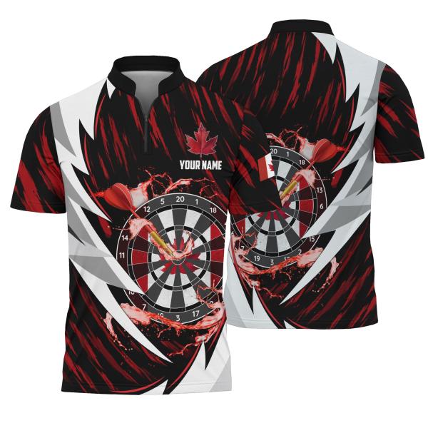 ・Sporty Style ＆ Versatile Fit. This custom 1/4 zip jersey features short sleeves, a banded collar, a zipper fornt and a ...