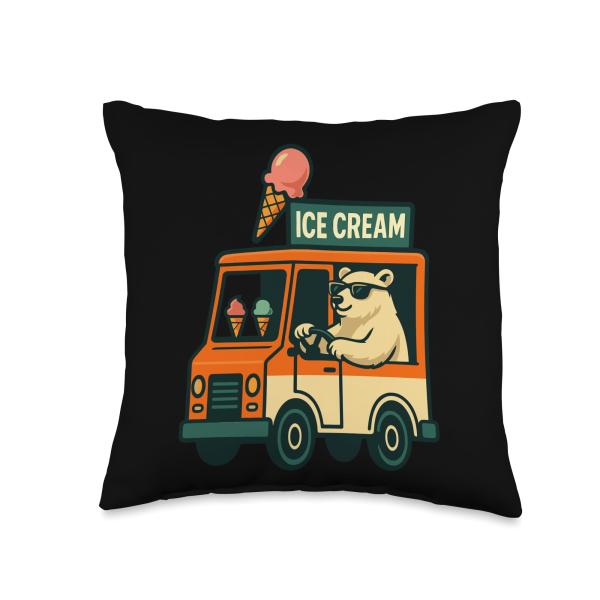 ・Ideal for ice cream lovers ＆ polar bear fans, this funny design is great for anyone who enjoys humor, retro trucks, and...