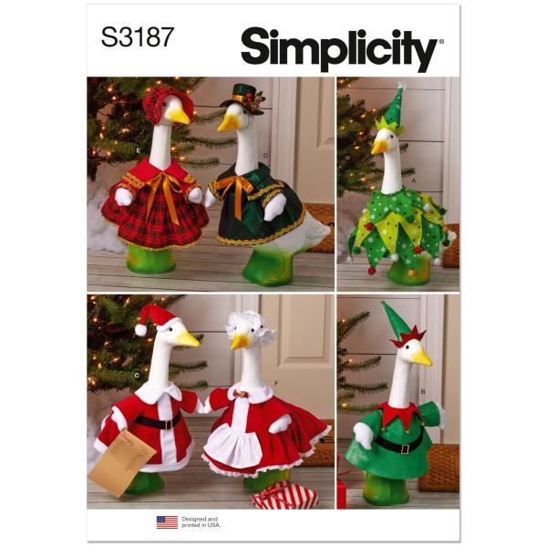 ・Simplicity patterns kits come with sewing templates, sizing information, pattern pieces, instructions, and information ...