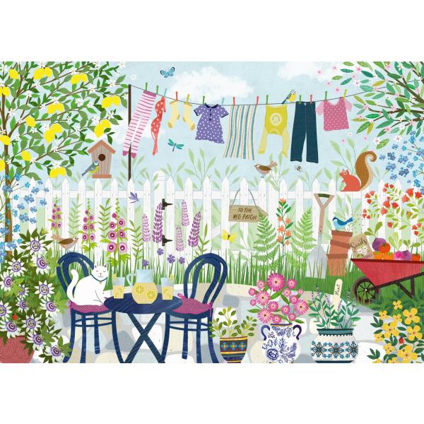 ・Blooming Seasonal Escape: Lush blossoms, buzzing life, and golden sunshine create a soothing, joyful garden scene.・Prem...