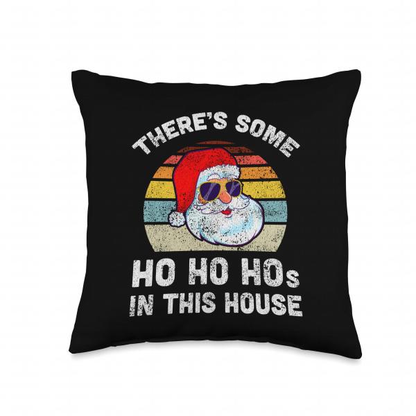 ・Theres Some Hos in This House, Inappropriate Christmas gifts, Funny "Theres Some Ho Ho Ho's in This House" Retro Style ...