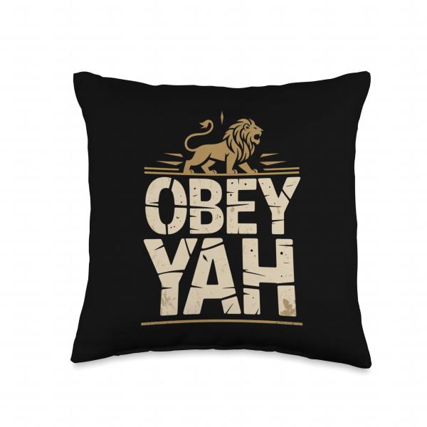 ・Strong stone-texture text and roaring lion imagery reflect heritage, obedience, and spiritual authority rooted in Most ...