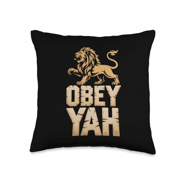 ・Strong stone-texture text and roaring lion imagery reflect heritage, obedience, and spiritual authority rooted in Most ...