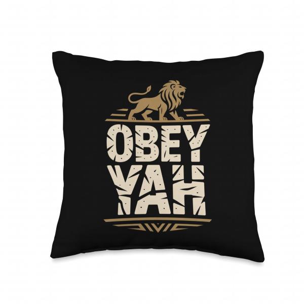 ・Strong stone-texture text and roaring lion imagery reflect heritage, obedience, and spiritual authority rooted in Most ...