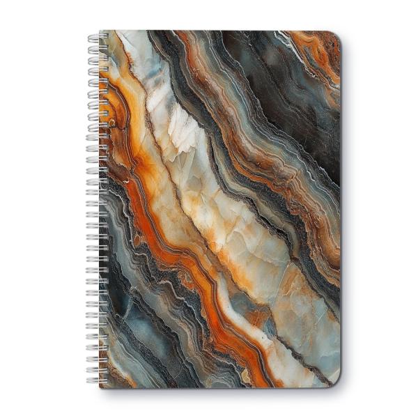 ・Size - Compact 5.71" × 8.26" size with 8mm line spacing, ensuring comfortable and organized handwriting. Ideal for clea...