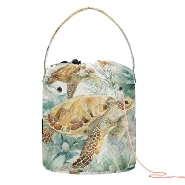 ・Fashion: The yarn bag is made of 100% polyester wave stitched material, which is reusable, practical, stylish and uniqu...