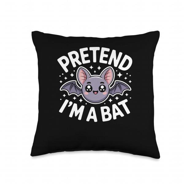 ・This minimalist design features the bold text "Pretend I'm A Bat" in a fun, easy-to-read font. It's the perfect, simple...
