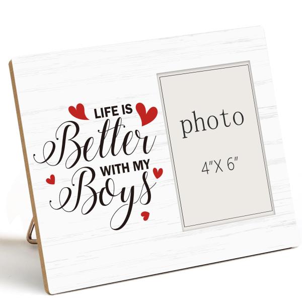 ・実用的なサイズ:このフォトフレームの寸法は約8x10インチ、4x6インチの写真が完璧にフィットします。 写真を保護するためにフロントプロテクターが追加されています。・【壁でも机でも利用可能】壁掛け用のフォトフレームギフトには、鋸歯ハンガー...