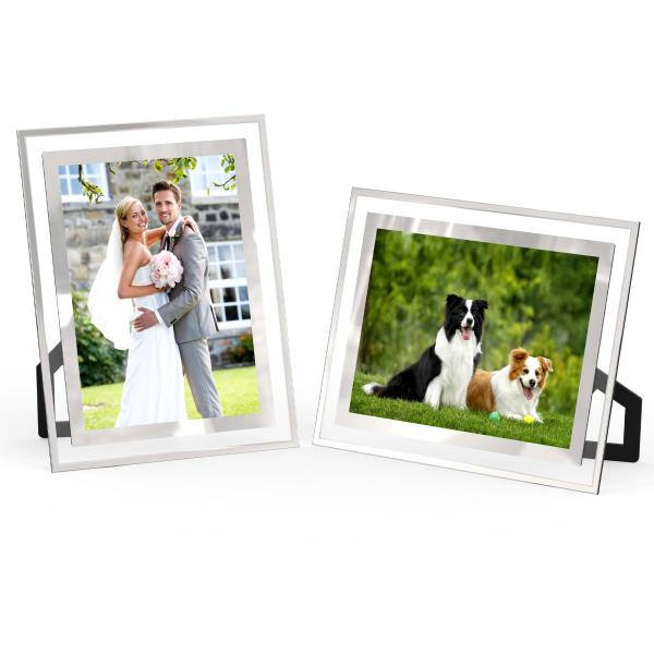 ・Material: The picture frame is made of glass and plastic, waterproof, lightweight, the glass is transparent and clear, ...