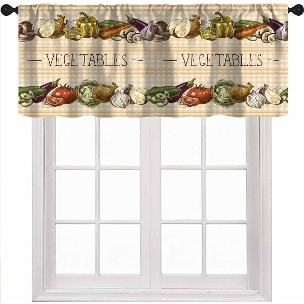 ・Packaging Size: Each package includes a valance curtain, 54 inches wide x 18 inches long (approximately 137 x 45 centim...