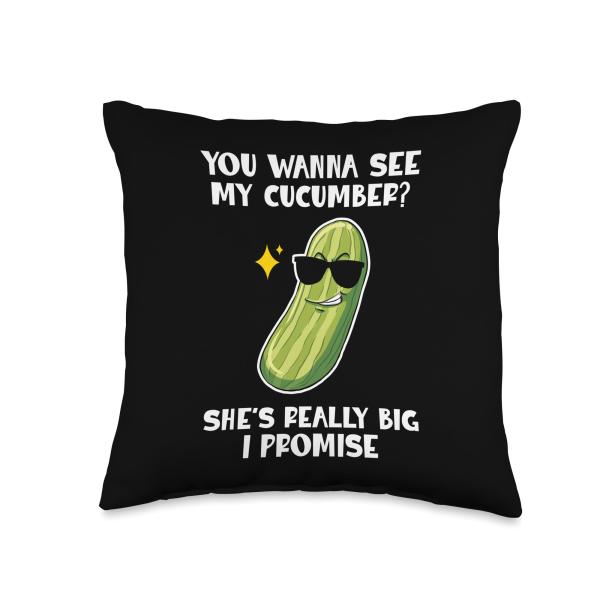 ・You Wanna See My Cucumber motif with vegetables pickles cucumbers cucumber design.・This pickled cucumber salad cucumber...
