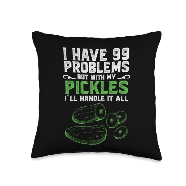 ・I Have Problems But With My Pickles motif with vegetables pickles cucumber design.・This gherkin salad cucumber outfit w...