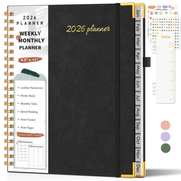 ・【2026 Planner Overview】From January 2026 - December 2026, providing a fresh start for a year! Our 2026 daily schedule p...