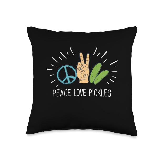 ・Peace Love Pickles motif with cucumbers, cucumber, vegetables, pickled cucumbers, cucumber design.・This pickled cucumbe...