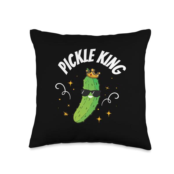・Pickle King motif with cucumber pickles cucumber vegetables pickled cucumber design.・This pickled cucumber outfit with ...