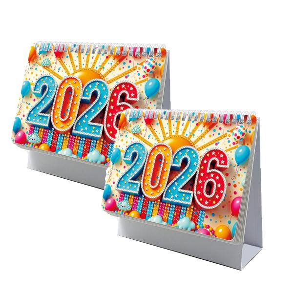 ・DIY Diamond Art Calendar Kit: This complete 2026 desk calendar set includes everything you need: a 12-month DIY calenda...