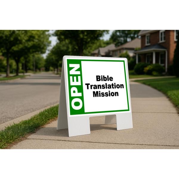 ・Durable Folding A-Frame Sign - Made from industrial-grade coroplast (corrugated plastic) that is lightweight, waterproo...