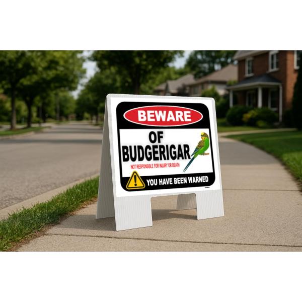 ・Durable Folding A-Frame Sign - Made from industrial-grade coroplast (corrugated plastic) that is lightweight, waterproo...
