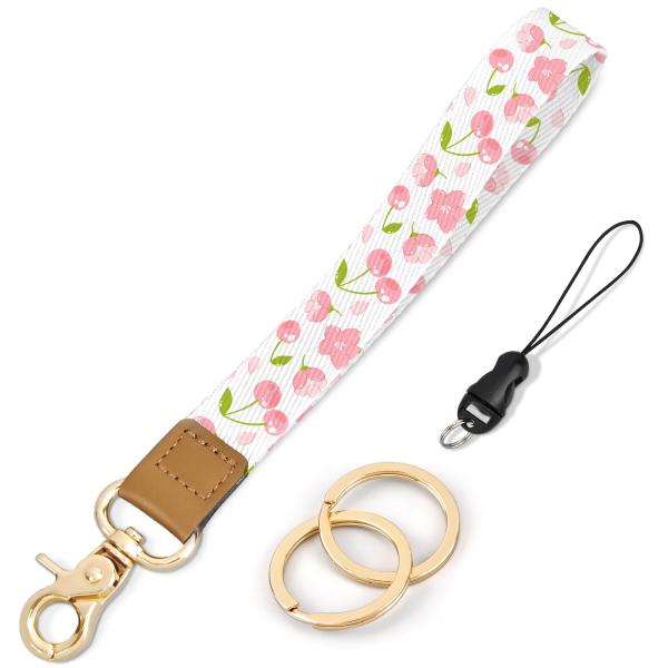 ・万能なリストレットストラップ:このリストレットキーホルダーには2つのメタルキーチェーンと黒いロープが付いており、鍵、IDカード、名刺ホルダー、財布などを簡単に持ち運ぶことができます。 この素敵なリストバンドキーチェーンは、日常生活に非常に...