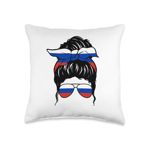 ・Celebrate your Russian pride with this unique design featuring a Russian girl. She wears sunglasses with the Russian fl...