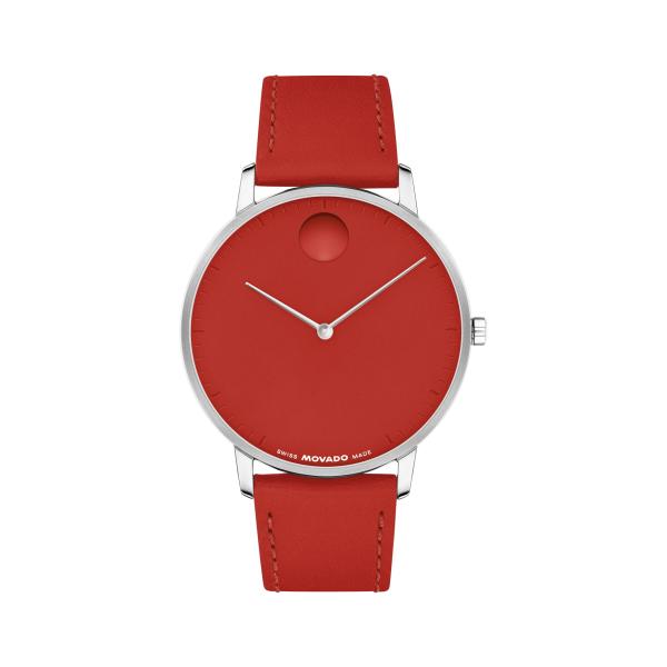・The Face Collection explores modern minimalism through the art of color.・This 41mm two-hand watch features a stainless ...