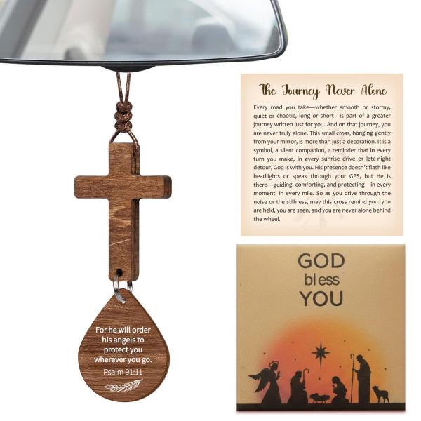 ・? Handcrafted Wooden Pendant - Made from high-quality dark wood with smooth finish and engraved symbolic details. Each ...