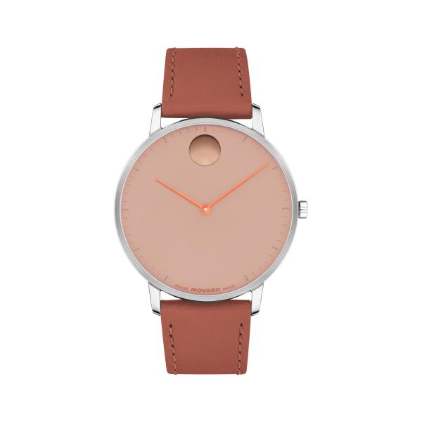 ・The Face Collection explores modern minimalism through the art of color.・This 41mm two-hand watch features a stainless ...