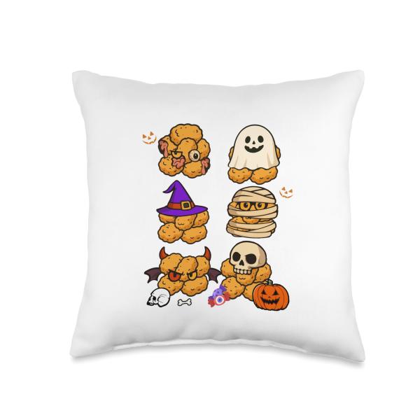 ・This Horror Chicken Nuggets Collection Boo Witch Zombie Halloween costume is for dad, mom, grandma, grandpa, uncle, aun...