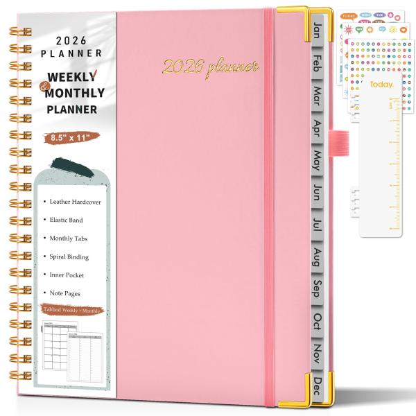 ・【2026 Planner Overview】From January 2026 - December 2026, providing a fresh start for a year! Our 2026 daily schedule p...