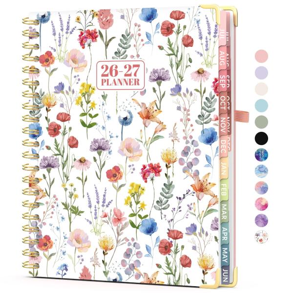 ・Planner 2026-2027: Come with 18 months (Jul 2026 -Dec 2027) for easy jotting down of events, appt, deadlines and meetin...