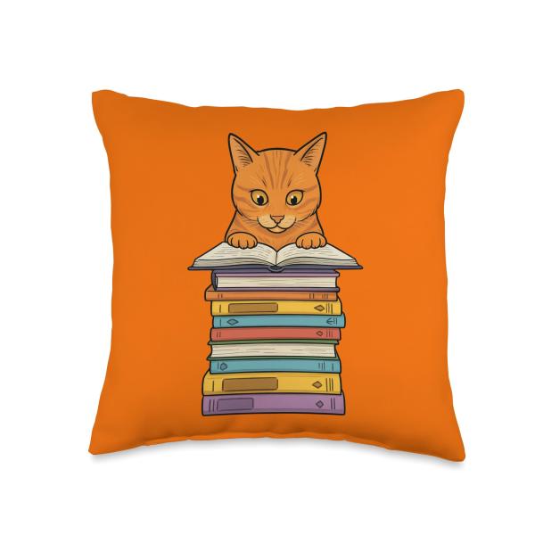・Adorable Orange Tabby Cat design for book lovers who enjoy a touch of humor. Perfect for dog owners, bookworms, and any...