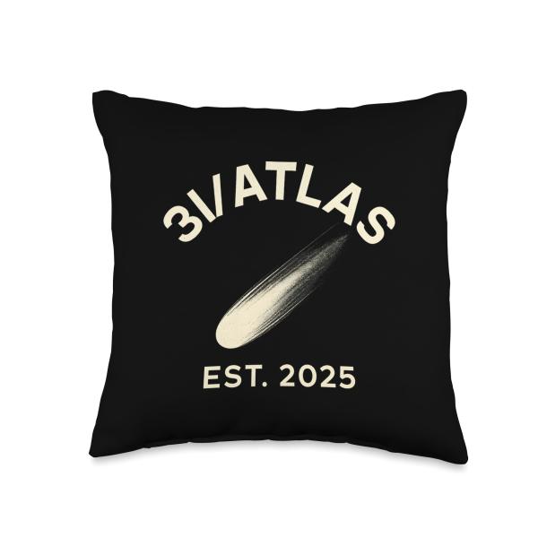 ・Beautiful bold futuristic and vintage 3i Atlas design with a celestial rock comet aesthetic and cosmic vibe. Features E...