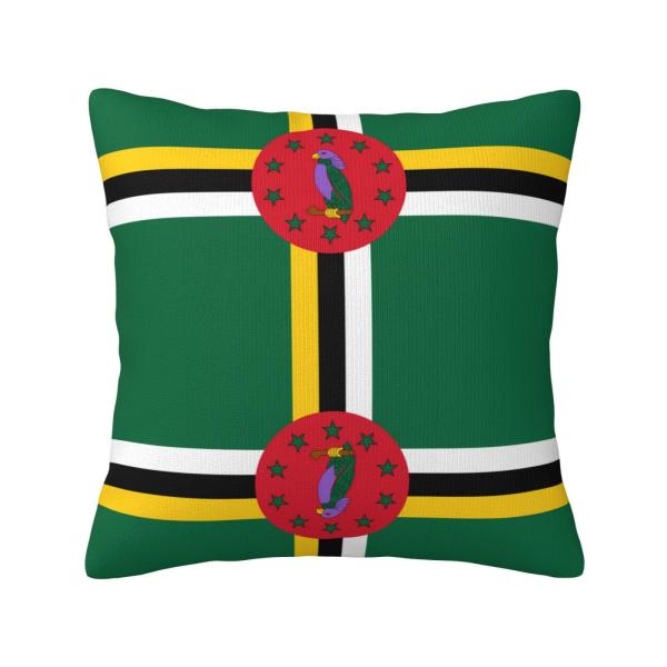 ・Soft Material: The Flag of the Commonwealth of Dominica pillow cover is made of fluffy plush fabric. It gives you a com...