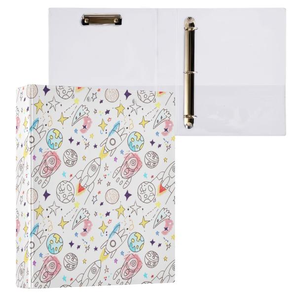 ・LARGE CAPACITY: Our 3 ring binder measures 12.4 x 10.63 x 2.36 in/31.5 x 27 x 6cm. Each binder holds up to 200 sheets o...