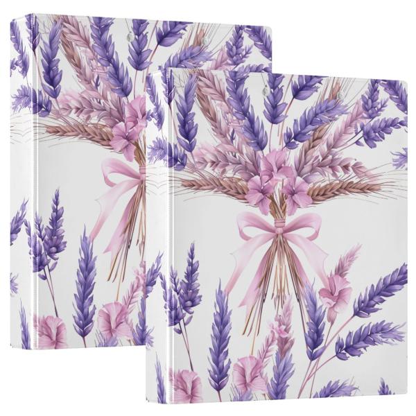 ・LARGE CAPACITY: Our 3 ring binder measures 12.4 x 10.63 x 2.36 in/31.5 x 27 x 6cm. Each binder holds up to 200 sheets o...